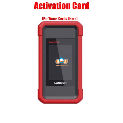 Launch X431 Smartlink C Activation Card For Times Cards Users