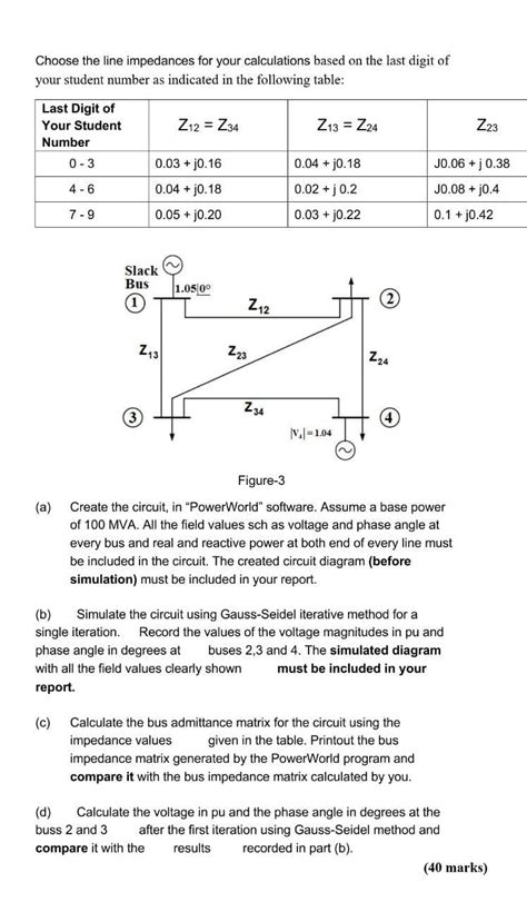 Solved Question 3 A Four Bus Power System Is Shown In Figure Chegg Com