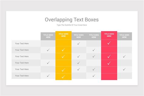 Overlapping Text Boxes Keynote Template Nulivo Market