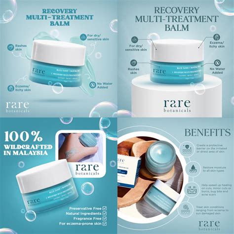 Blue Tansy Balm Social Media Unlimited Graphic Design Service