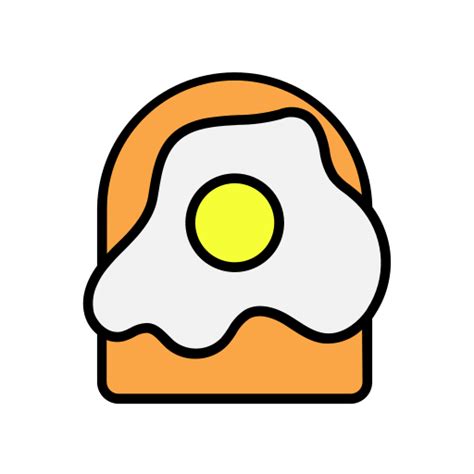 Egg Bread Generic Color Lineal Color Icon