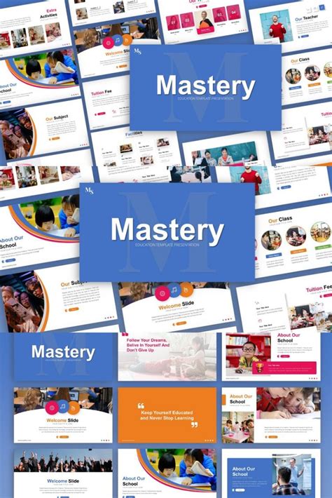 Mastery Education Presentation Powerpoint Template