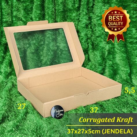 Jual Gift Box Kotak Hampers Dus Corrugated X X Jendela Isi Pcs Shopee Indonesia