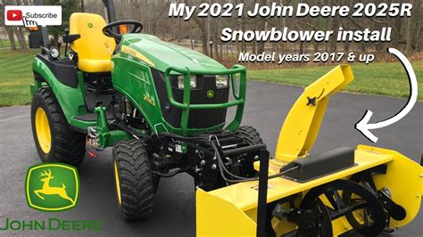 John Deere X300 Snow Blower Installation At Roger Krug Blog