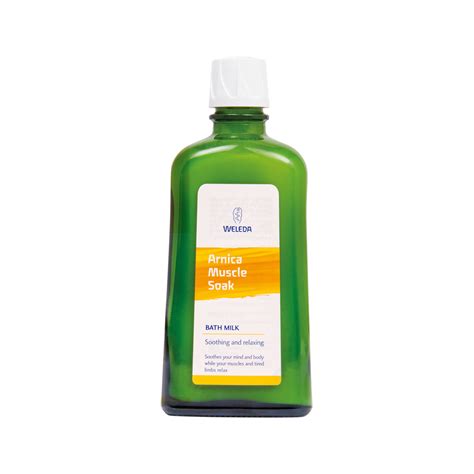 Weleda Bath Milk Arnica Muscle Soak Organic Pouch