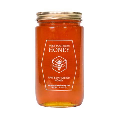 Pure Southern Wildflower Honey Raw Unfiltered Unheated Georgia Gal