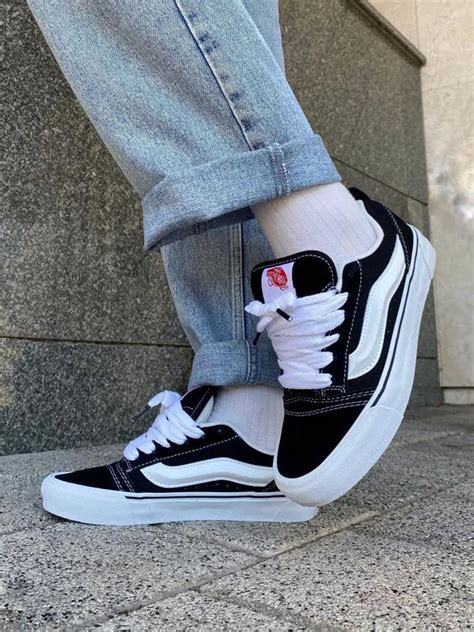 Кеди Vans Knu Skool Platform Black White — ціна 2200 грн у каталозі Кеди Купити жіночі речі за