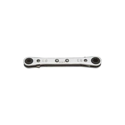 Sam Outillage Cle Cliquet Torx Femelle E6 E8
