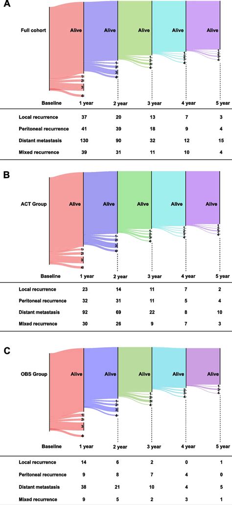 The Sankey Diagram Shows The Dynamic Transition From Alive Without