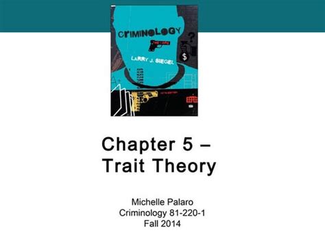 Chapter 5 Trait Theory Ppt Chapter 5 Trait Theory Ppt