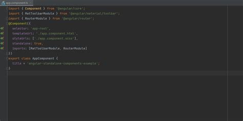 Webstorm 20222 Eap 6 Support For Angular Standalone Components The