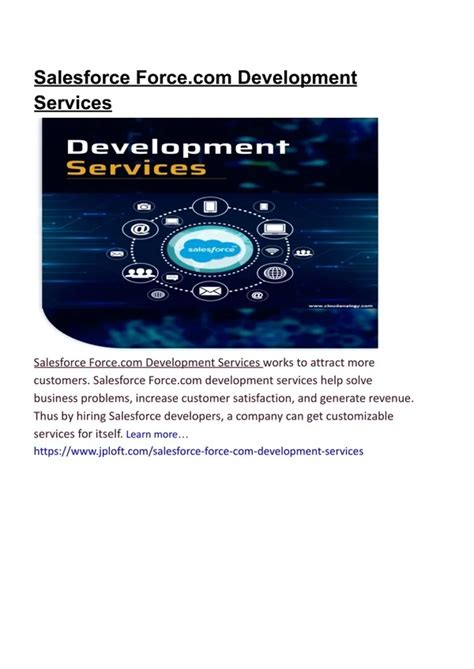 Ppt Salesforce Development Services Powerpoint Presentation Free Download Id 12747410