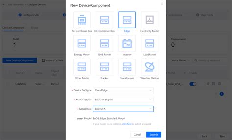 Onboarding A Solar Site And A Weather Station To EnOS EnOS Onboarding Tool Documentation