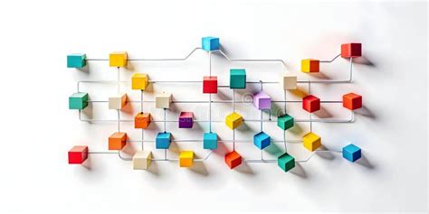 Flat Ai Driven Data Flow Elements Concept As Abstract Elements Featuring Dynamic Data Streams