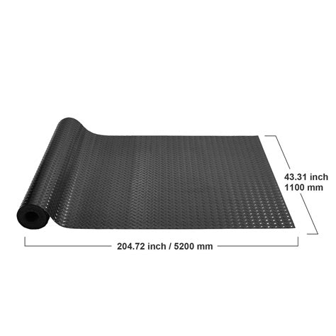 Vevor Garage Floor Mats 2 Rolls 17 X 36 Ft Garage Mat 25mm Thickness