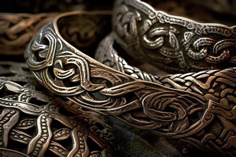 Premium Photo Intricate Metallic Interlocking Designs From Ireland