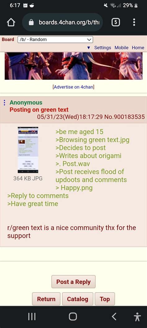 Annon Finds Green Text Community Nice Rgreentext Greentext