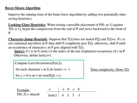 ppt strings and pattern matching algorithms powerpoint presentation