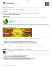 STD Risk And Oral Sex Facts Prevention And Treatment CDC Course Hero