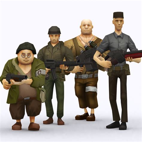 Animated Squad 3d Models Download Free3d