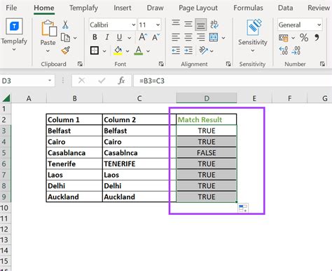 3 Ways To Compare Columns In Excel For Matches Guiding Tech