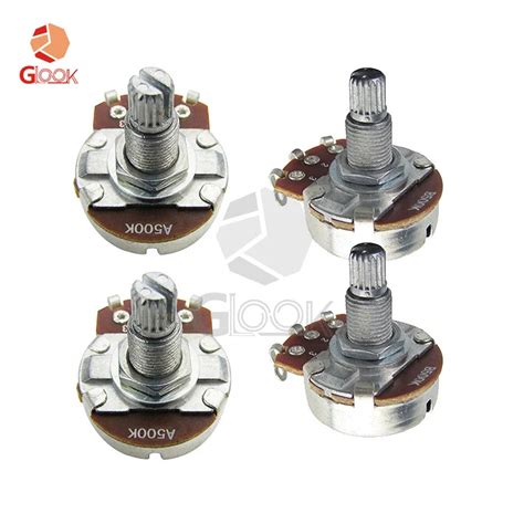 Ручка потенциометра электрогитара электрический регулятор басов тон громкости 500k медный