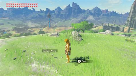 You Can Pick Up Ancient Arrows That Didnt Hit Anything And Missed