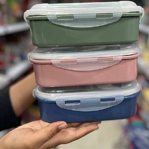 ظرف غذا دسته دار فانتری Simple دو قسمتی استیل 5848 شهر کتاب مبین