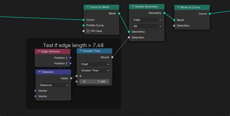 modeling how to delete edges of curve based on their length blender