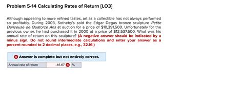 solved problem 5 14 calculating rates of return [lo3]