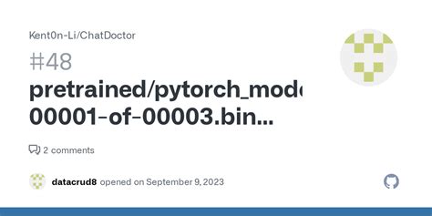 pretrained pytorch model 00001 of 00003 bin filenotfounderror · issue