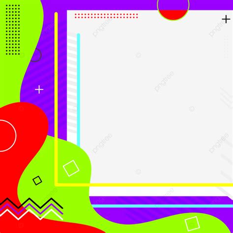 Geometrical Pattern Twibbon Template Vector Geometric Twibbon Templates Png And Vector With