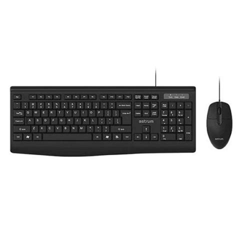 Astrum Kc 100 Desktop Usb Wired Keyboard And Mouse Combo Bd