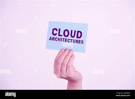 Text Sign Showing Cloud Architecturesvarious Engineered Databases Softwares Applications