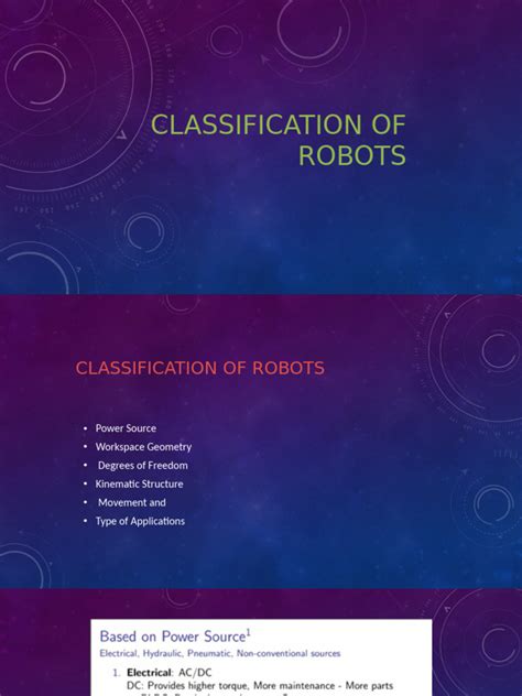 Classification Of Robots Pdf