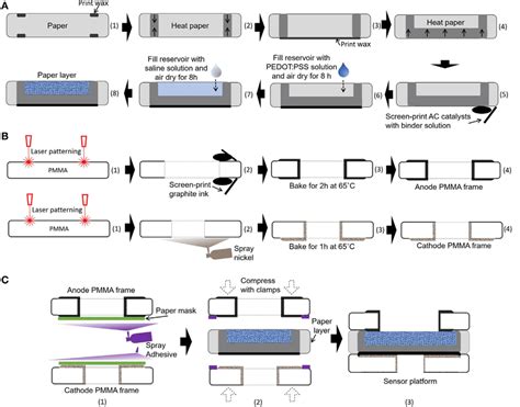 Schematic Illustrations Of The Fabrication Process For Our Sensor