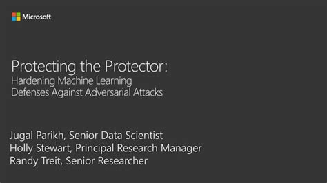 Protecting The Protector Hardening Machine Learning Defenses Against Adversarial Attacks Pdf