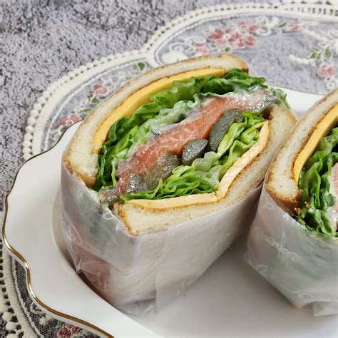 훈제 연어 샌드위치 만들기 크림치즈소스 만들기