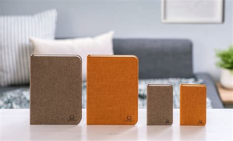 Mini Smart Book Light Orange Fabric