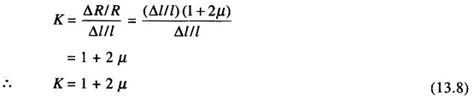 Strain Gauge Factor Derivation Types Of Strain Gauge