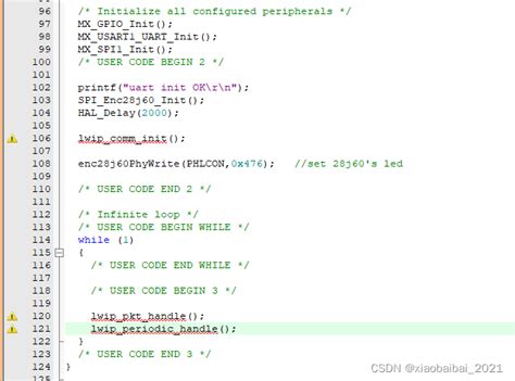 【stm32cubemx】0023 Hal库开发：en28j60移植lwip协议栈（裸机环境）stm32cubemx Enc28j60