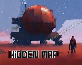 HIDDEN RUST MAP Etsy