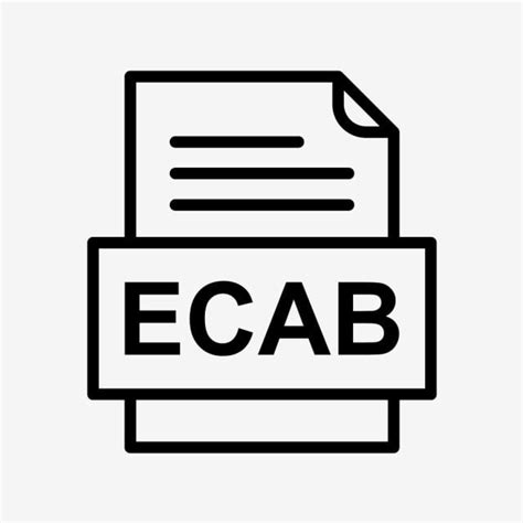 Gambar Ikon Dokumen File Ecab Ecab Dokumen File Png Dan Vektor