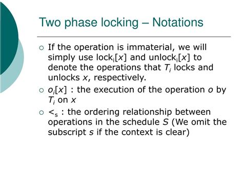 Ppt Csis 7102 Spring 2004 Lecture 3 Two Phase Locking Powerpoint