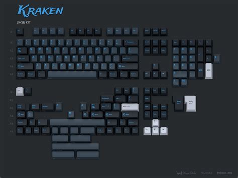 Ws Kraken Doubleshot Pbt Keycaps Cannonkeys