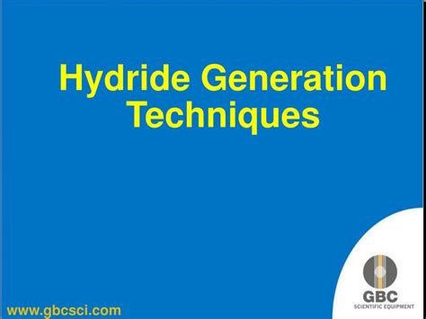 Ppt Hydride Generation Techniques Powerpoint Presentation Free Download Id 4396161