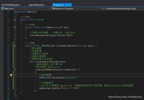 Aspnet Core 第二节课 启动流程， 主机，配置，环境变量asp Net 本地启动 Csdn博客