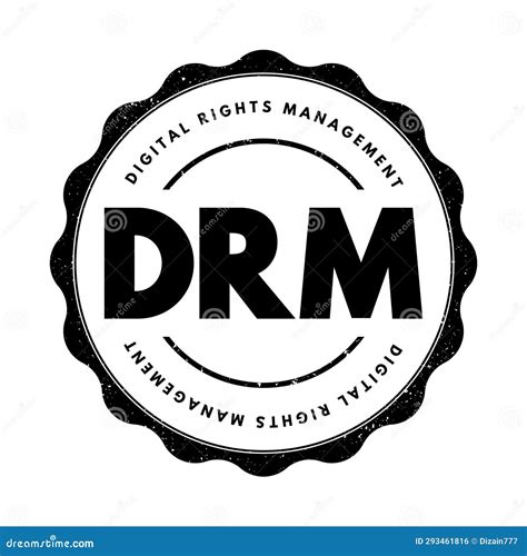 Drm Digital Rights Management Set Of Access Control Technologies For Restricting The Use Of