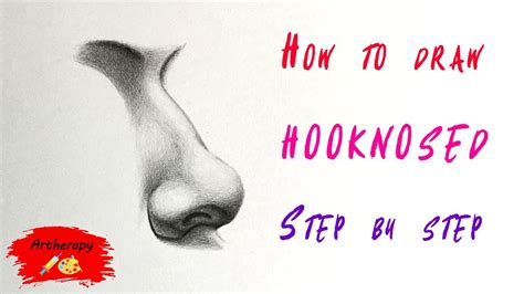 Hook Nosed Drawing Step By Step Tutorial YouTube
