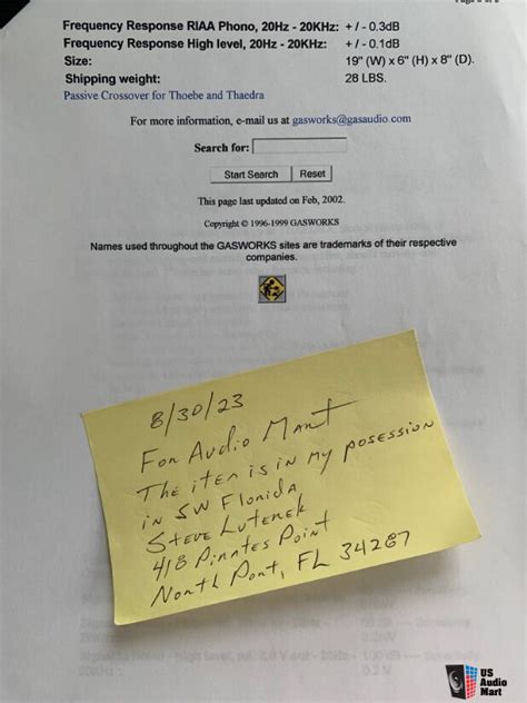 Son Of Ampzilla Amplifier And Thoebe Preamp Photo 4642747 Us Audio Mart